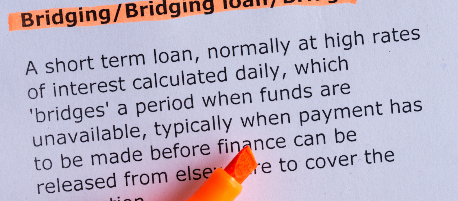 Bridging finance: a buy-to-let guide